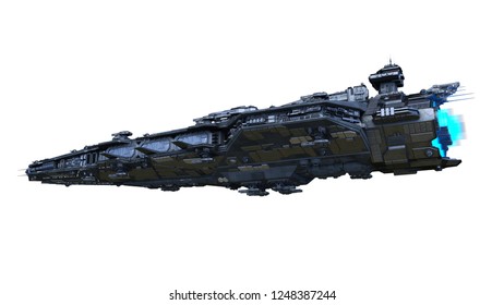 3d Cg Rendering Space Ship Stock Illustration 1248387244 | Shutterstock