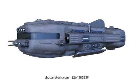 3d Cg Rendering Space Ship Stock Illustration 1269414718