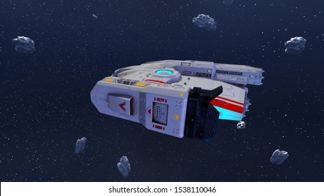 3d Cg Rendering Space Ship Stock Illustration 1538110046 | Shutterstock