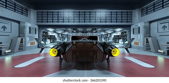 3d Cg Rendering Space Ship Stock Illustration 366201590 | Shutterstock