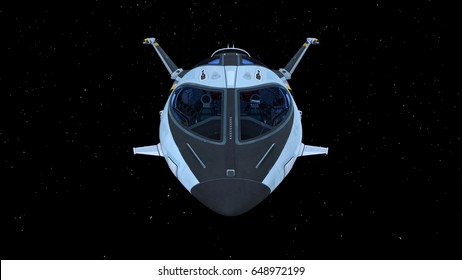 3d Cg Rendering Space Ship Stock Illustration 648972199 | Shutterstock