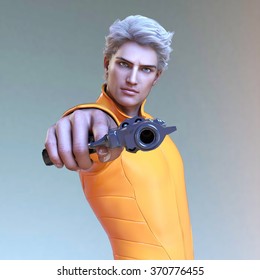 3d Cg Rendering Super Hero Stock Illustration 370776455 | Shutterstock