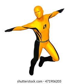 3d Cg Rendering Super Hero 库存插图 471906194 | Shutterstock