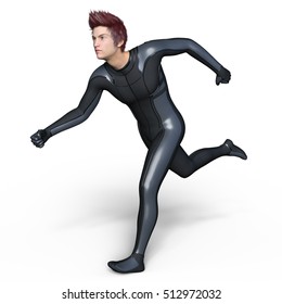 3d Cg Rendering Super Hero Stock Illustration 512972032 | Shutterstock