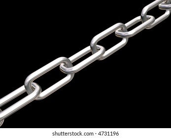 3d Rendering Chains Connected By Link 스톡 일러스트 1400919929 | Shutterstock