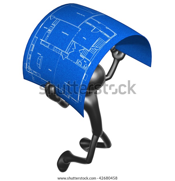 3d Character Blueprint Stock Illustration 42680458 | Shutterstock