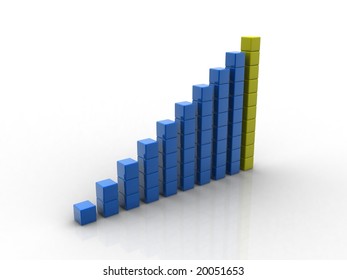 3d Chart Stock Illustration 20051653 | Shutterstock