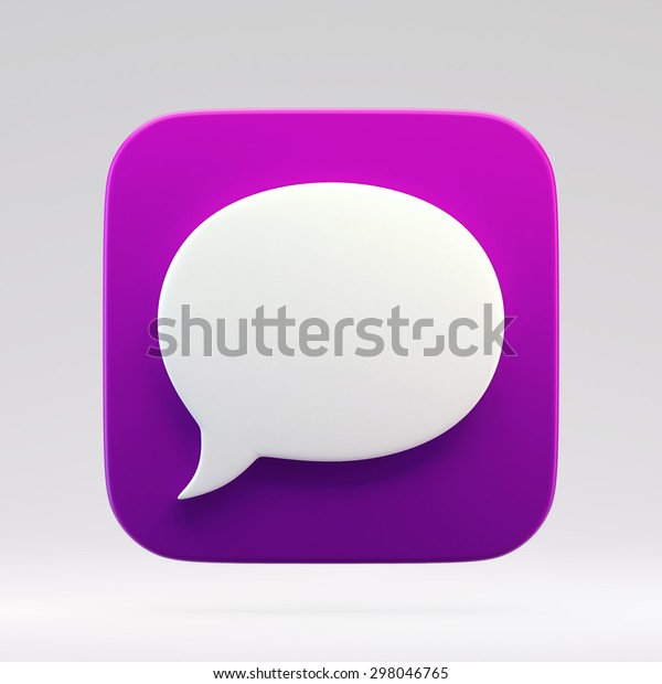 3d Chat Bubble Stock Illustration 298046765 | Shutterstock