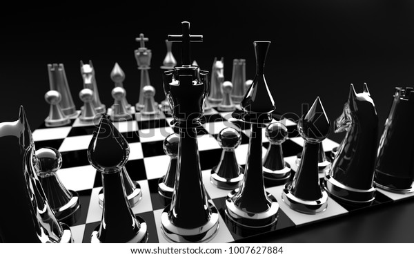 3d Chess Render 3d Graphic Renderings: ilustración de stock 1007627884 ...