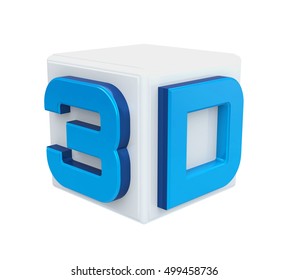 3d Cinema Logo 3d Rendering Stock Illustration 499458736 | Shutterstock