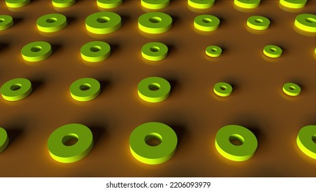 3d Circles Computer Generated 3d Render Stock Illustration 2206093979 ...