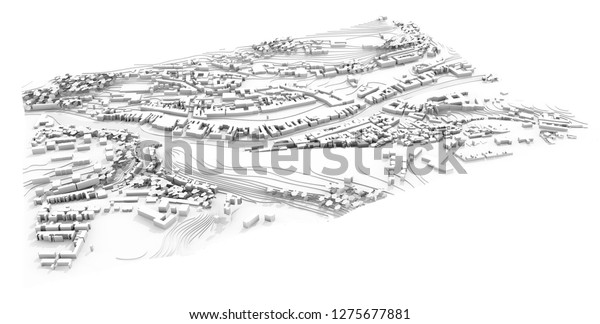 3d City Master Plan Construction Concept Stock Illustration 1275677881 ...