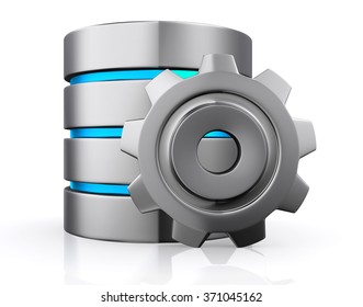 Hard Disk Database Icon Gears Box 스톡 일러스트 168494312 | Shutterstock