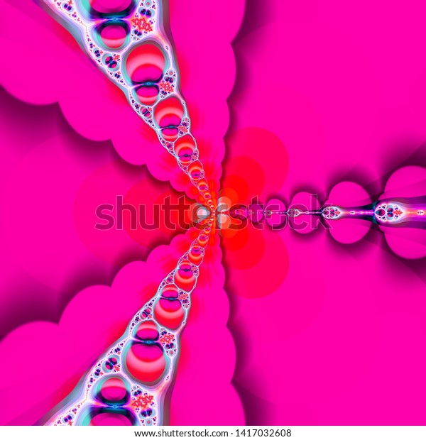 3d Computer Generated Fractal Artwork Creative Stock Illustration ...