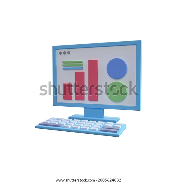 3d Computer Illustration Isolated On White Stock Illustration ...