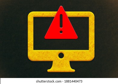3d Computer System Issue Icon Fur Stock Illustration 1881440473 ...