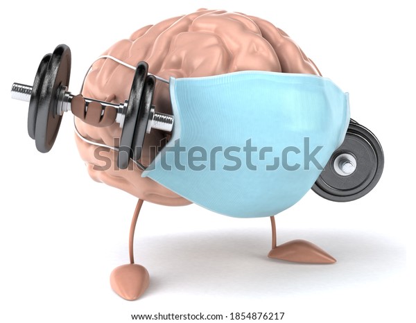 3d Concept Brain Mask Stock Illustration 1854876217 | Shutterstock