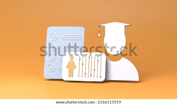 3d Concept Learning Gaining Knowledge 3d Stock Illustration 2166115919 ...