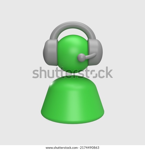 3d Costumer Service Concept Rendered Illustration Stock Illustration ...