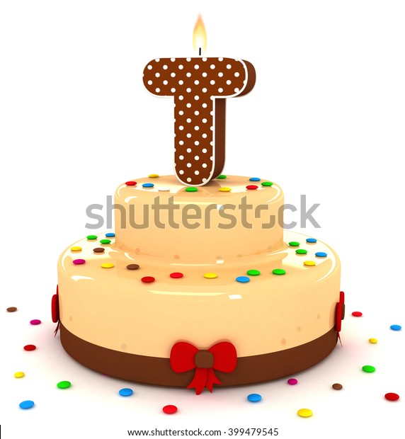 3d Cute Letter T Rendering Colorful Stock Illustration 399479545 ...