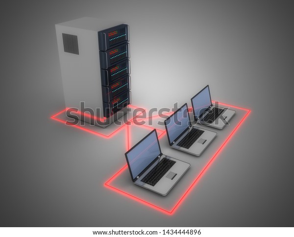 3d Data Center Concept 3d Illustration Stock Illustration 1434444896 ...