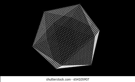 3d Dot Object Illustration Stock Illustration 654105907 | Shutterstock