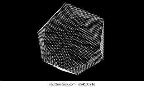 3d Dot Object Illustration Stock Illustration 654105907 | Shutterstock