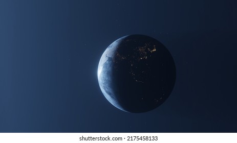 3d Earth View Space Stock Illustration 2175458133 | Shutterstock