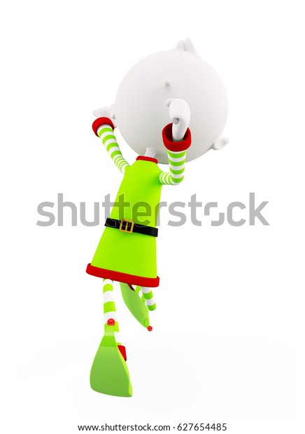 3d Elves Running Pose Stock Illustration 627654485 | Shutterstock
