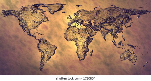 Embossed world map : 3 492 images, photos et images vectorielles de ...
