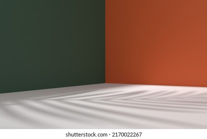 3d Empty Room Corner View Background Stock Illustration 2170022267 ...