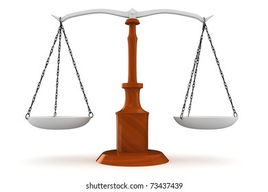 3d Empty Scale Isolated On White Stock Illustration 73437439 | Shutterstock