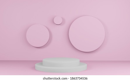 3d Empty Stand Background Space Copy Stock Illustration 1863734536 ...