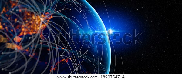 3d Energy Digitalization Communication Technology Internet Stock ...