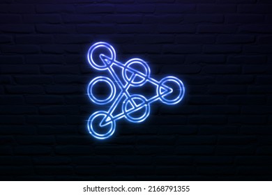 3d Extract Additional Data Icon Neon Stock Illustration 2168791355 ...