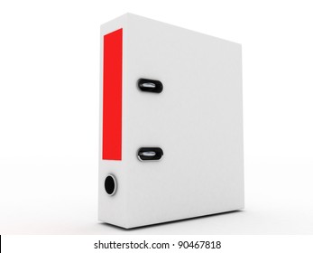 3d File Folder Isolated On White Stock Illustration 90467818 | Shutterstock