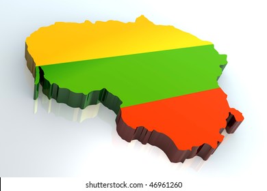 4,978 Flag Map Of Lithuania Images, Stock Photos & Vectors | Shutterstock