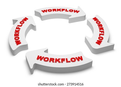 3d Flow Chart Circle Organization Stock Illustration 273914516 ...