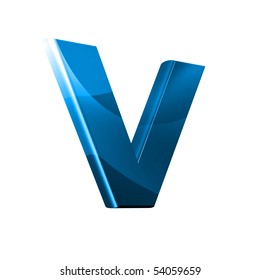 3d Alphabet Turquoise Color Metal Texture Stock Illustration 406641682 ...