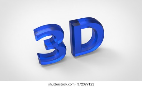 3d Font White Background Computer Generated Stock Illustration ...