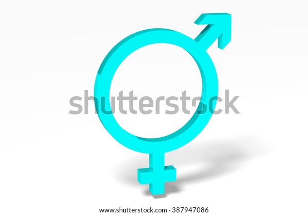 3d Gender Sex Concept Transsexual ภาพประกอบสต็อก 387947086 Shutterstock