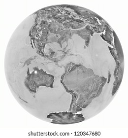 3d Globe Elements This Image Furnished Stock Illustration 120347680 ...