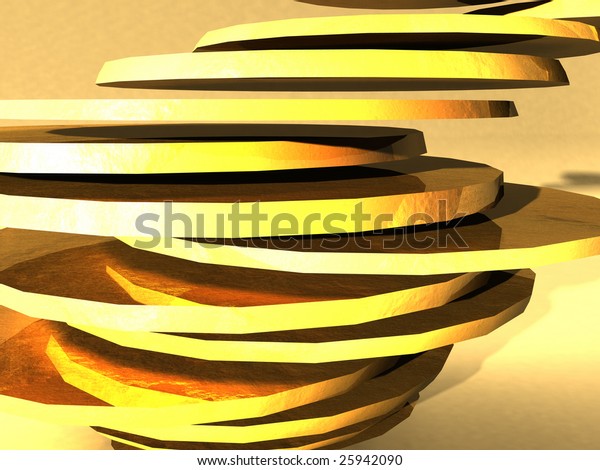 3d Gold Background Stock Illustration 25942090 | Shutterstock