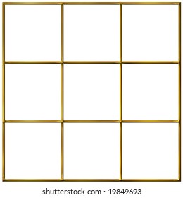3d Golden Grid Stock Illustration 19849693 | Shutterstock