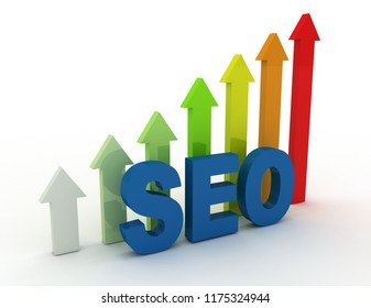 3d Graph Concept Text 3d Rendered Stock Illustration 1175324944