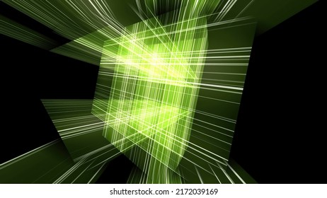 Ilustrasi Stok 3d Grid Lines Light Rays 2172039169 | Shutterstock