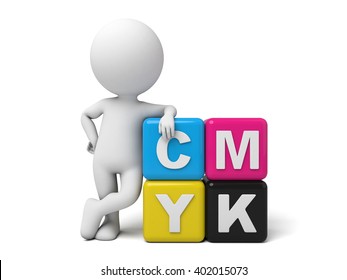3d Guy Cmyk Mode Stock Illustration 402015073 | Shutterstock