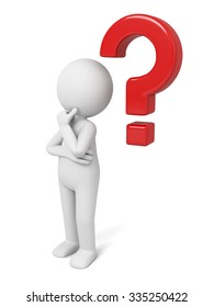 3d Guy Model Question Mark Stock Illustration 335250422 | Shutterstock