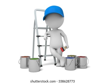 6,026 3d man paint Images, Stock Photos & Vectors | Shutterstock