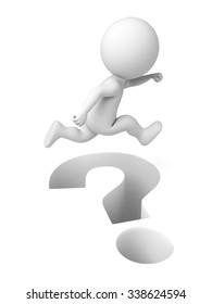 3d Guy Question Mark 스톡 일러스트 338624594 | Shutterstock